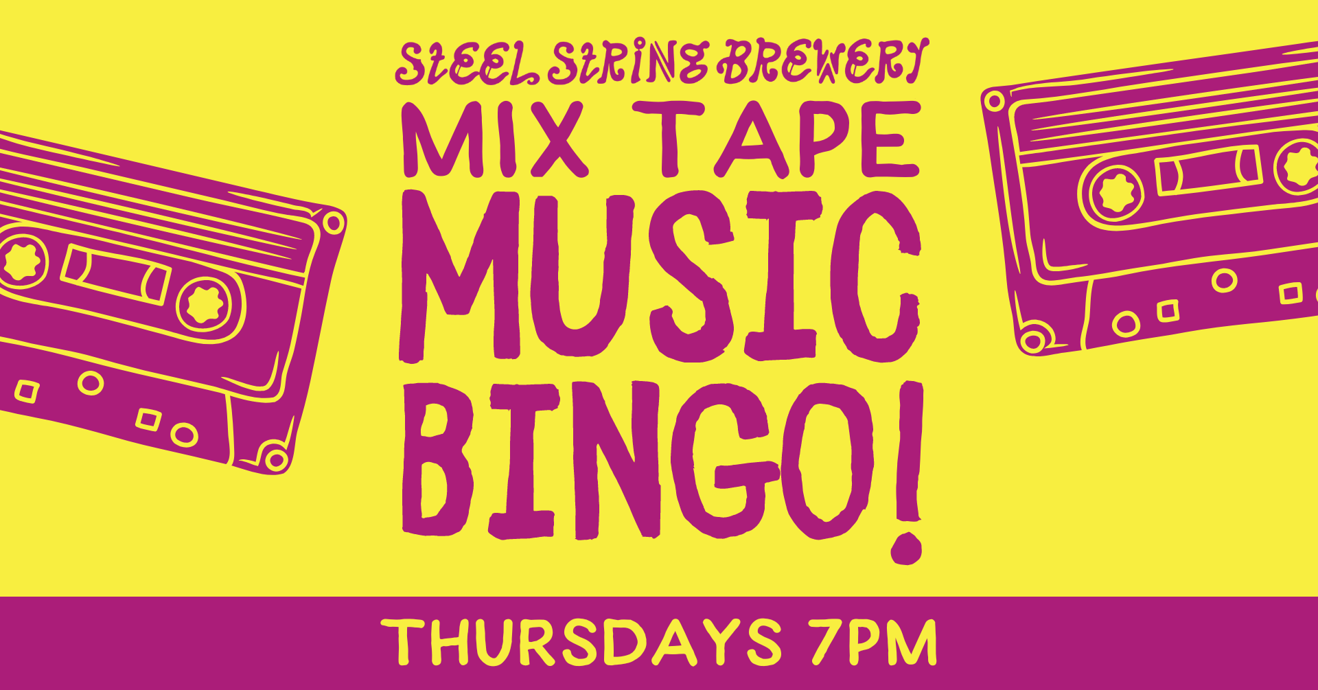 Music Bingo At The Taproom Steel String Brewery
