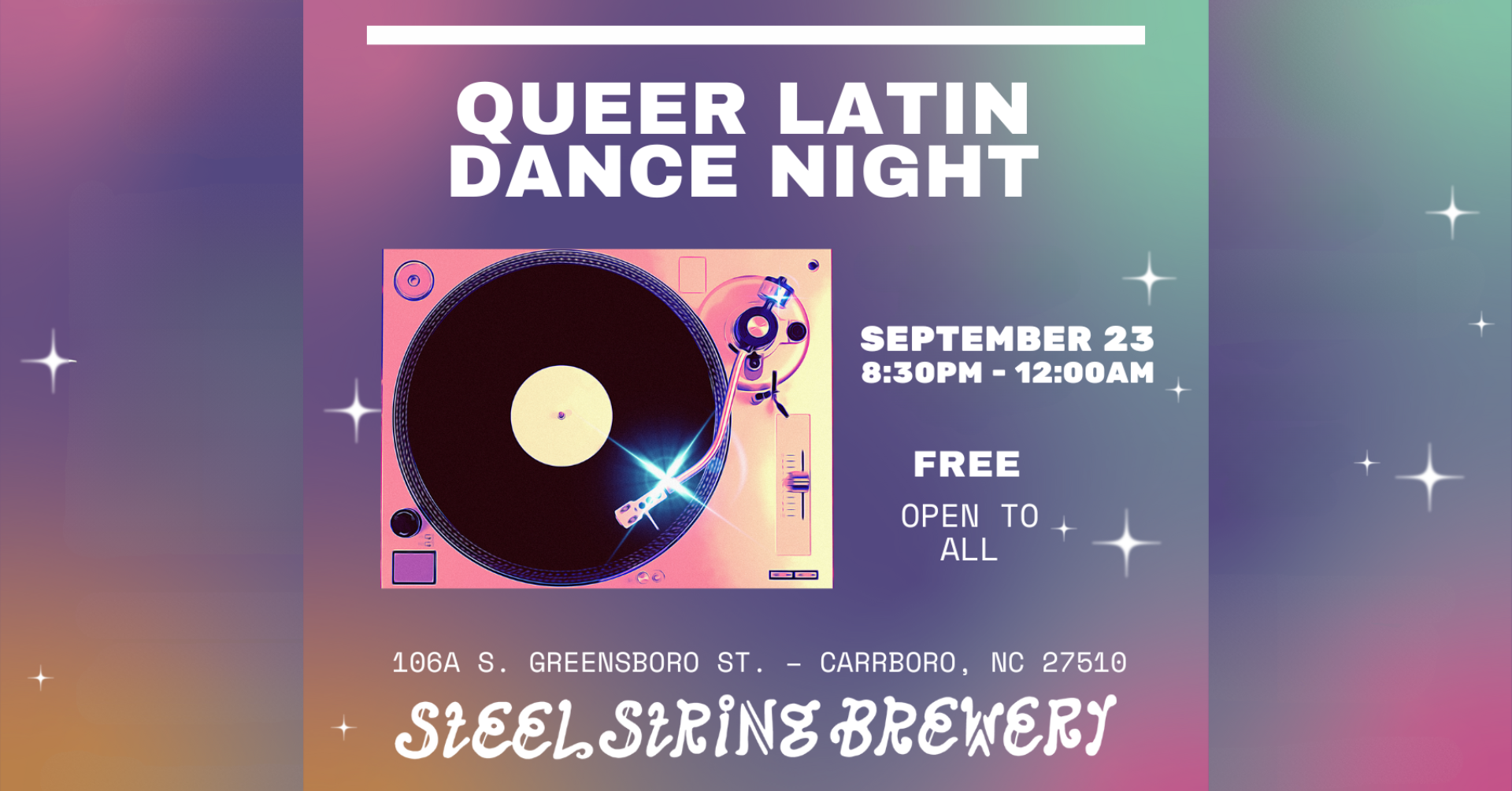 Queer Latin Dance Night! | Steel String Brewery