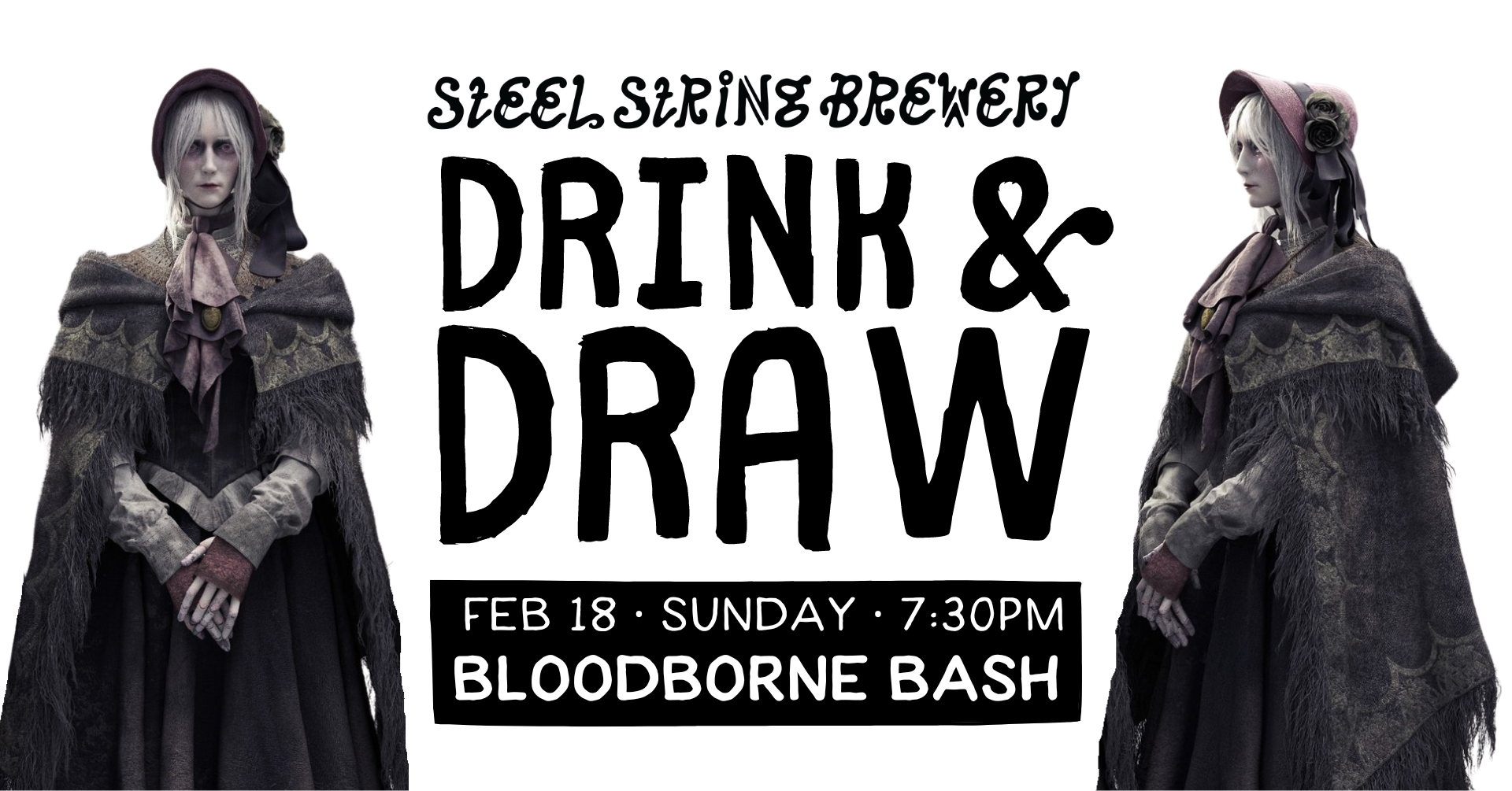 Drink & Draw: Bloodborne Bash | Steel String Brewery