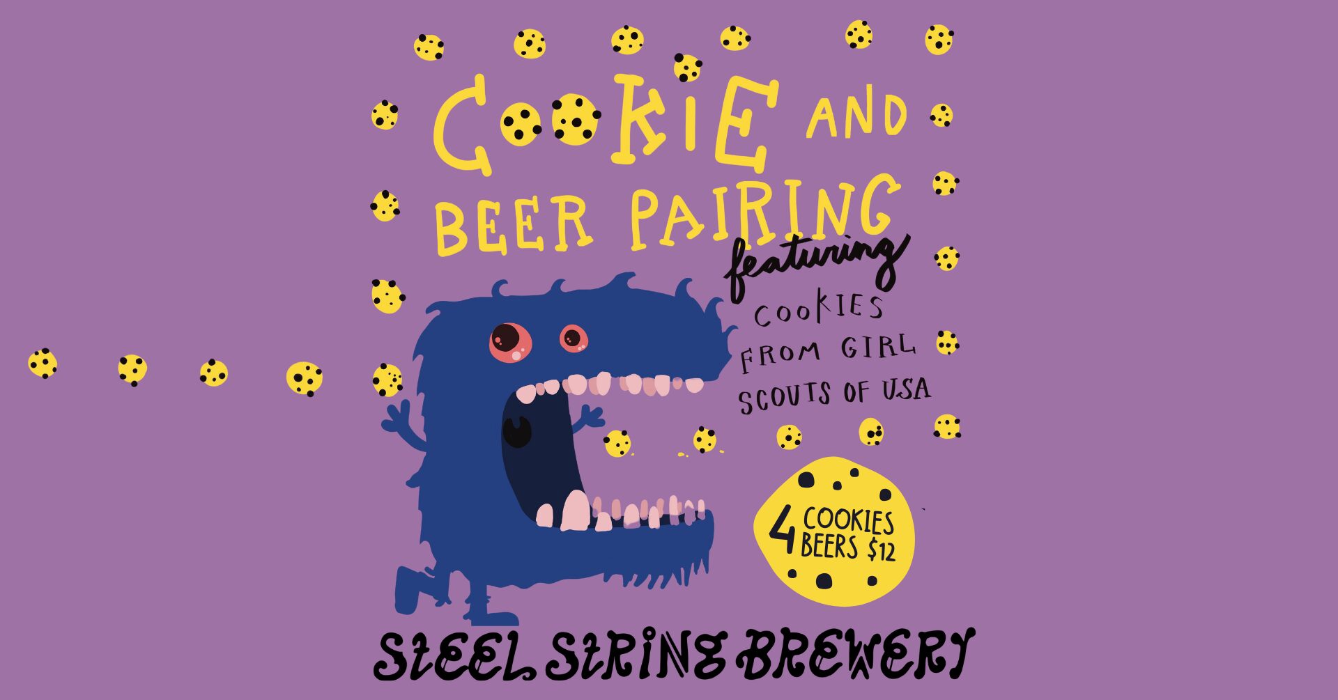 Scout Cookie Beer Pairing Steel String Brewery