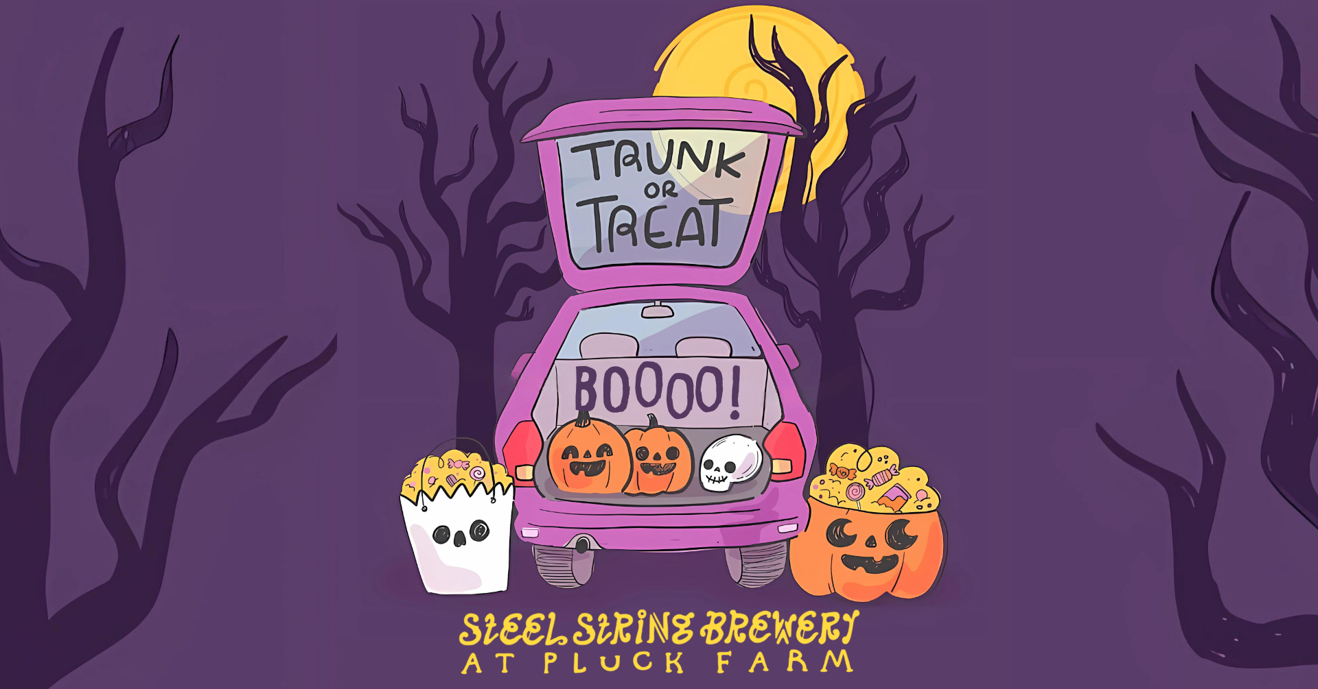 Trunk Or Treat at Pluck Farm | Steel String Brewery