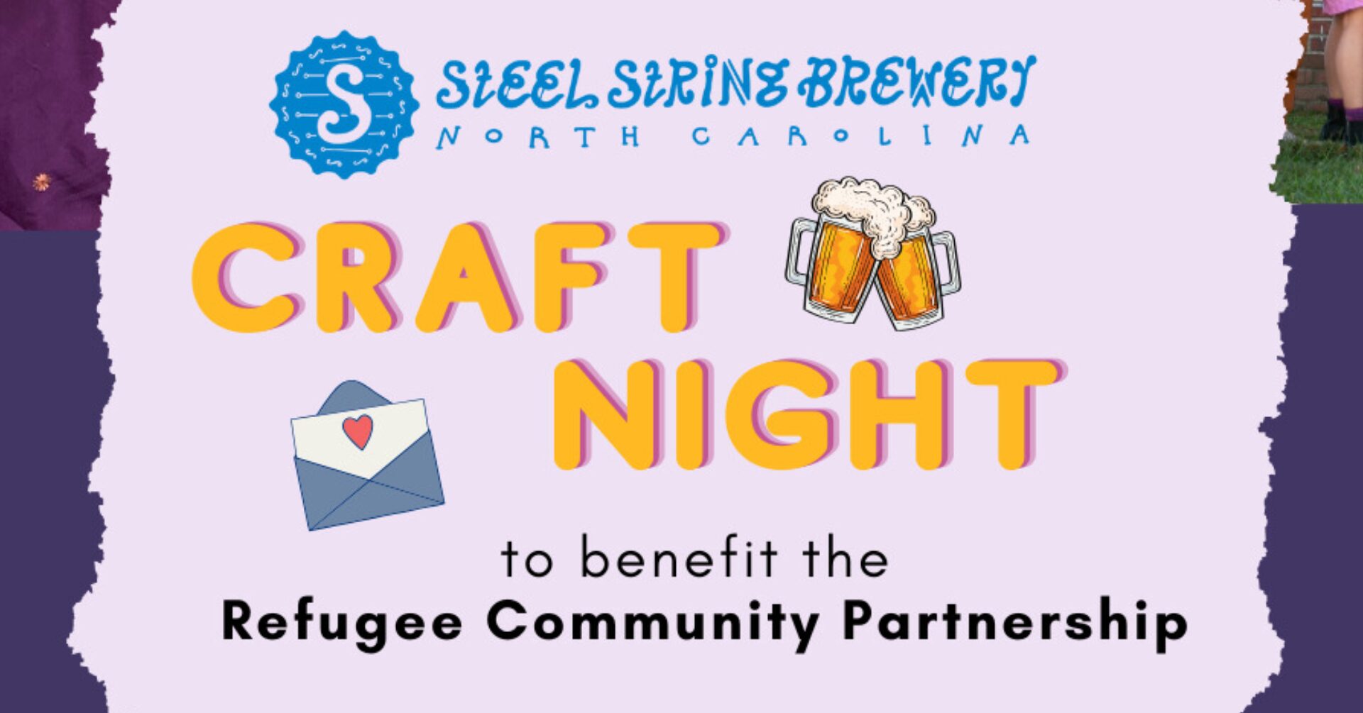 Give Back Craft Night for RCP! | Steel String Brewery