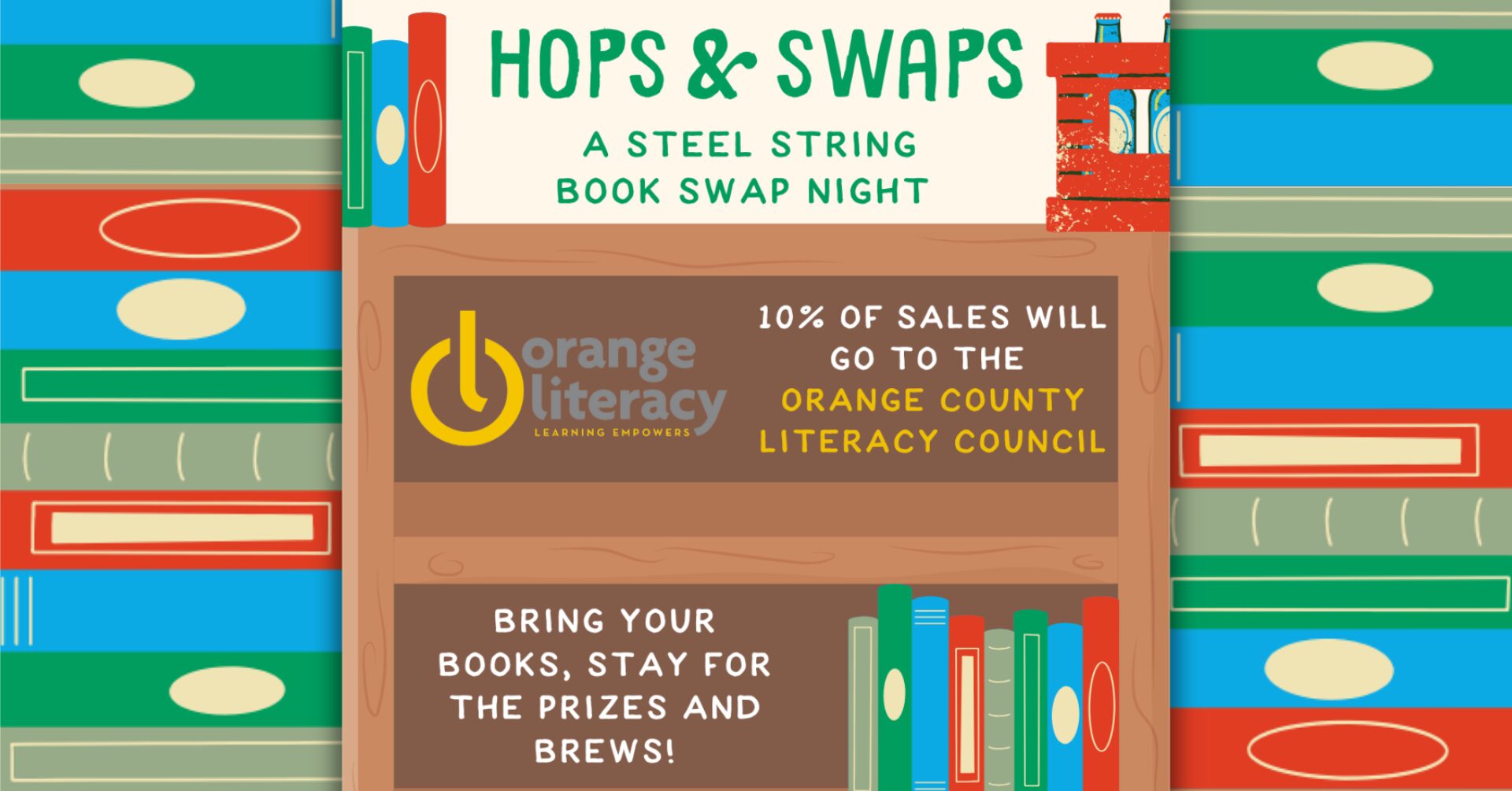 Hops & Swaps - Book Swap Night | Steel String Brewery